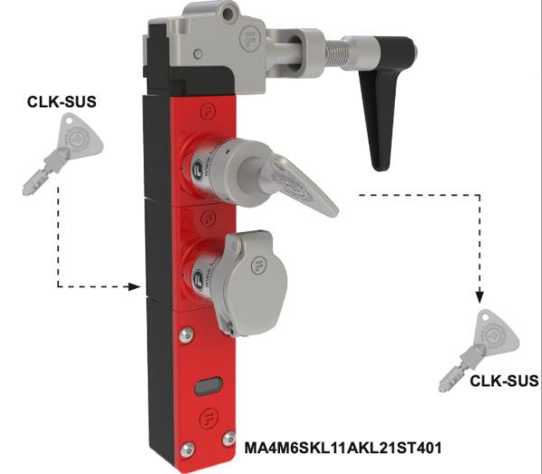 Khoá liên động Interlock - Cửa ra vào rộng