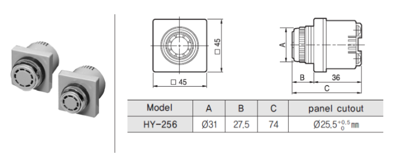 Còi báo Hanyoung HY-256 MD